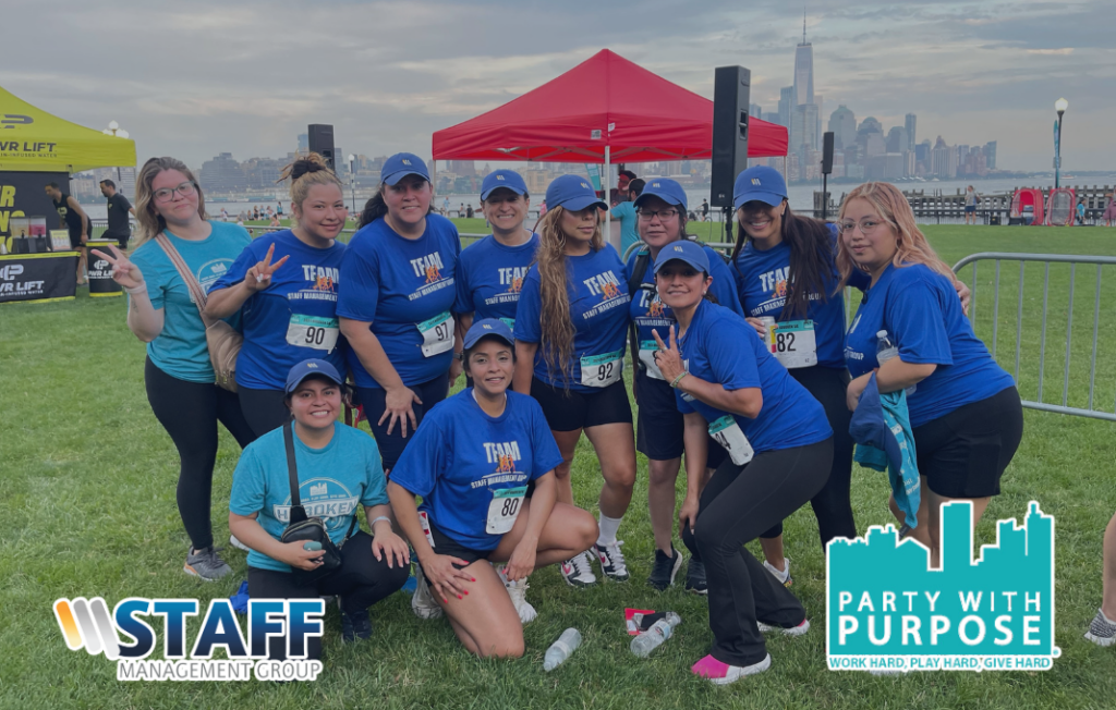 Staff Management’s Unforgettable Party With Purpose 5K Experience